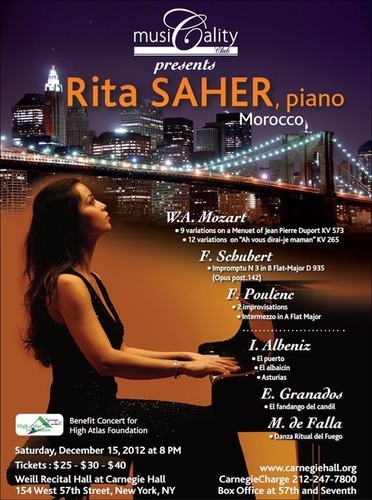 Musicality Club Presents Rite Saher At Carnegie Hall